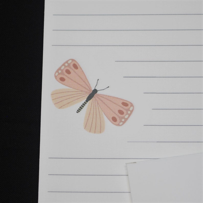 Butterfly Hello Trifold Stationery Set Writing Set Writing - Etsy