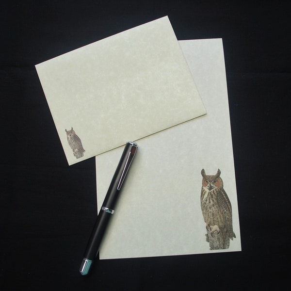 Owls Writing Paper - Etsy