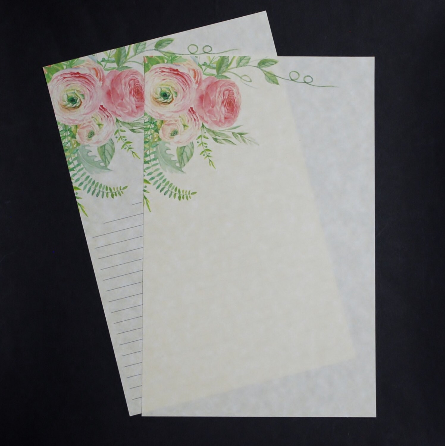 Pink Trio Social Stationery Set Letter Writing Set Pen Pal - Etsy