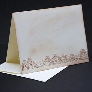 Primitive Birdhouses, Blank or Personalized Note Cards, Set of 6 - Etsy