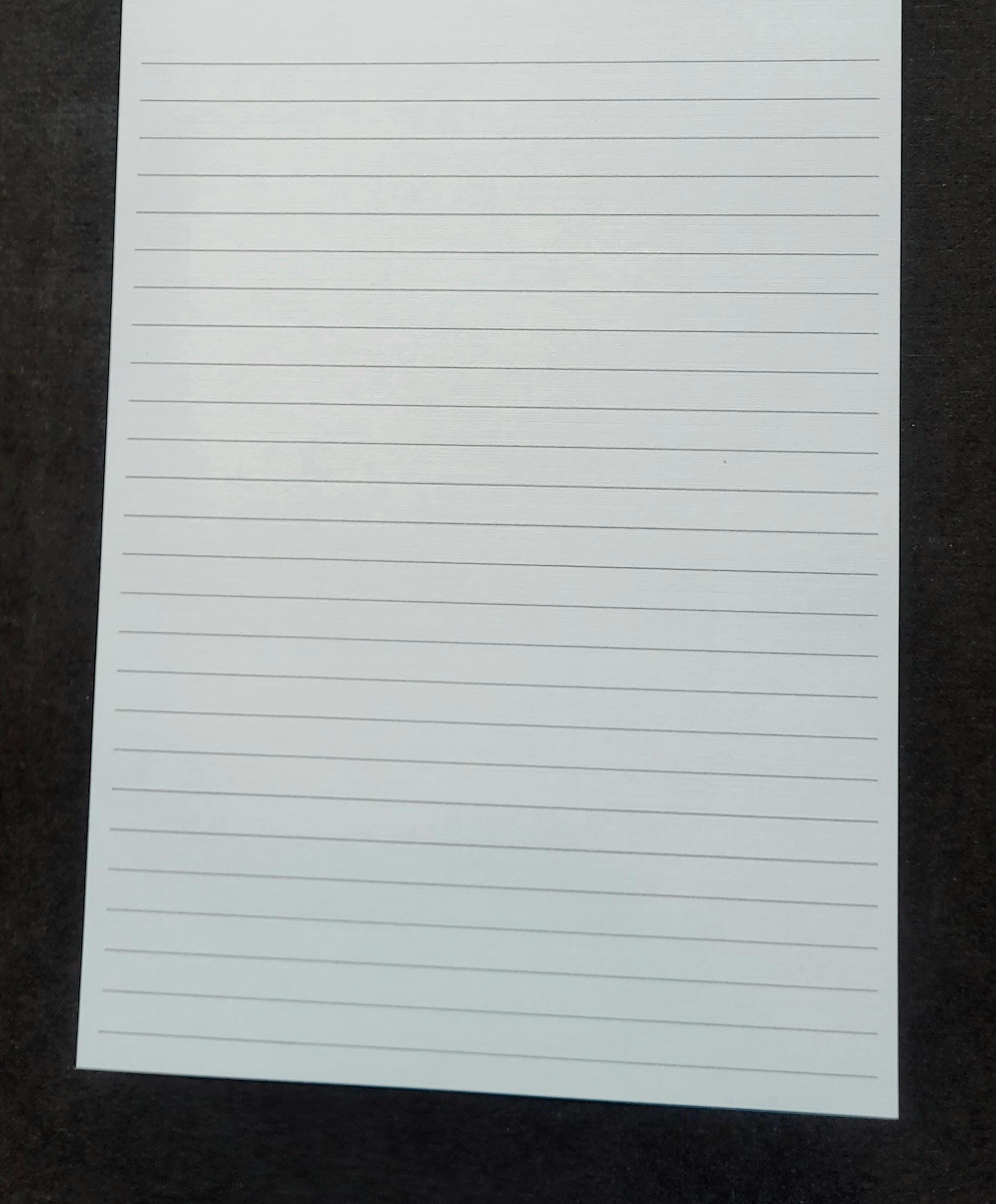Blank Writing Sheets, Add On, Set of 10, Half Size Sheets to Accompany ...