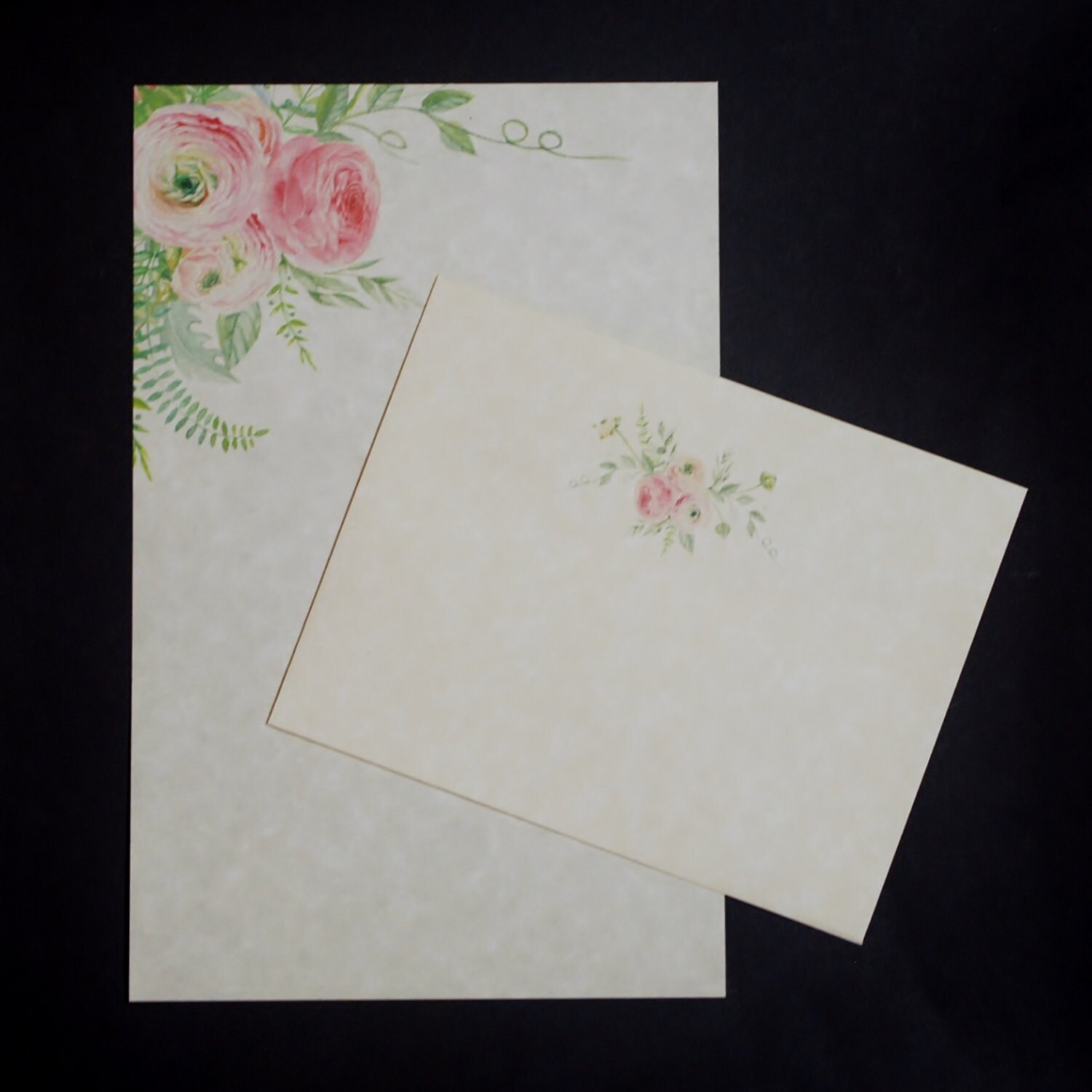 Pink Trio Social Stationery Set Letter Writing Set Pen Pal - Etsy