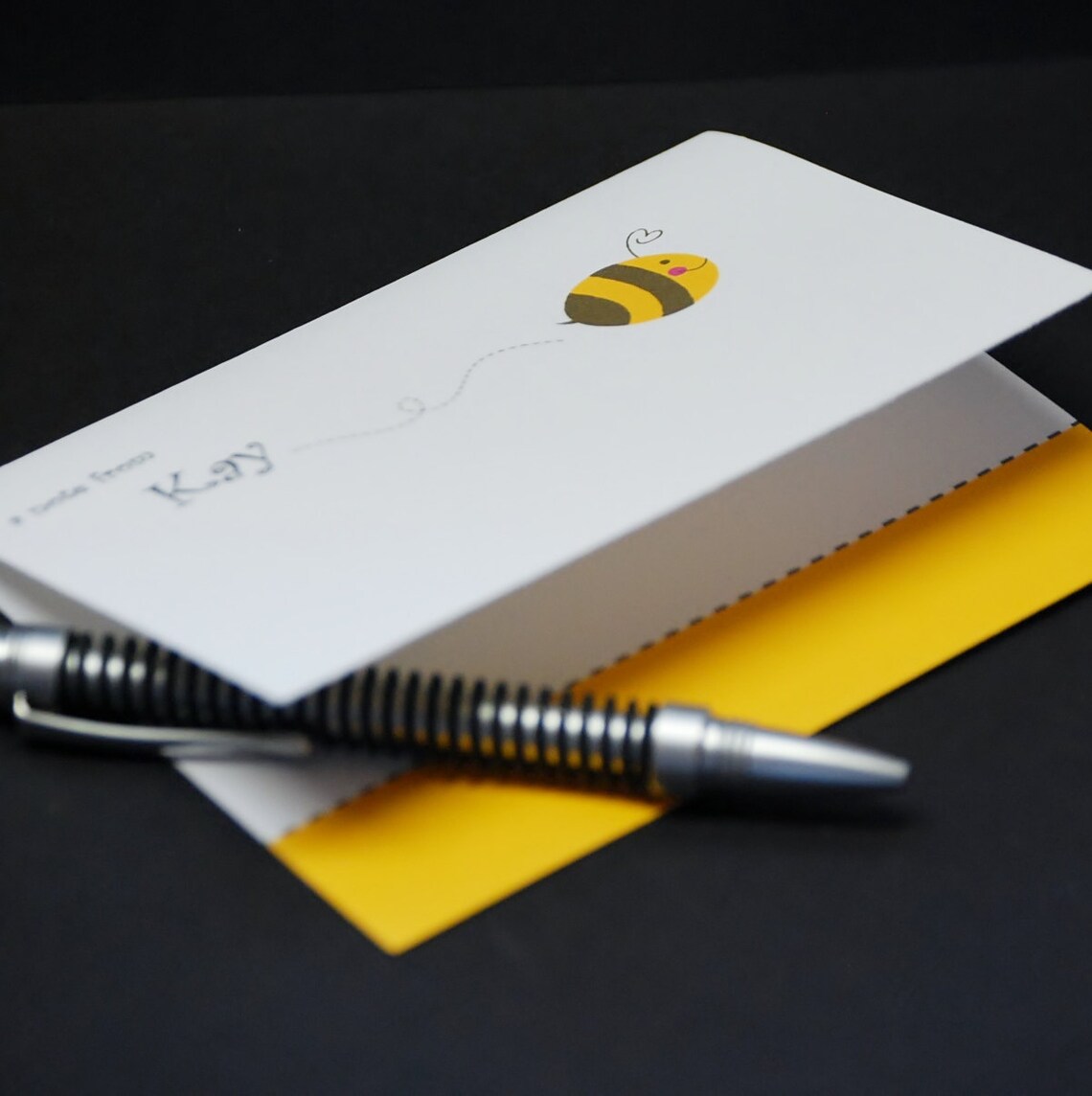 Buzzing Bee Personalized and Custom Note Cards Set of 6 - Etsy