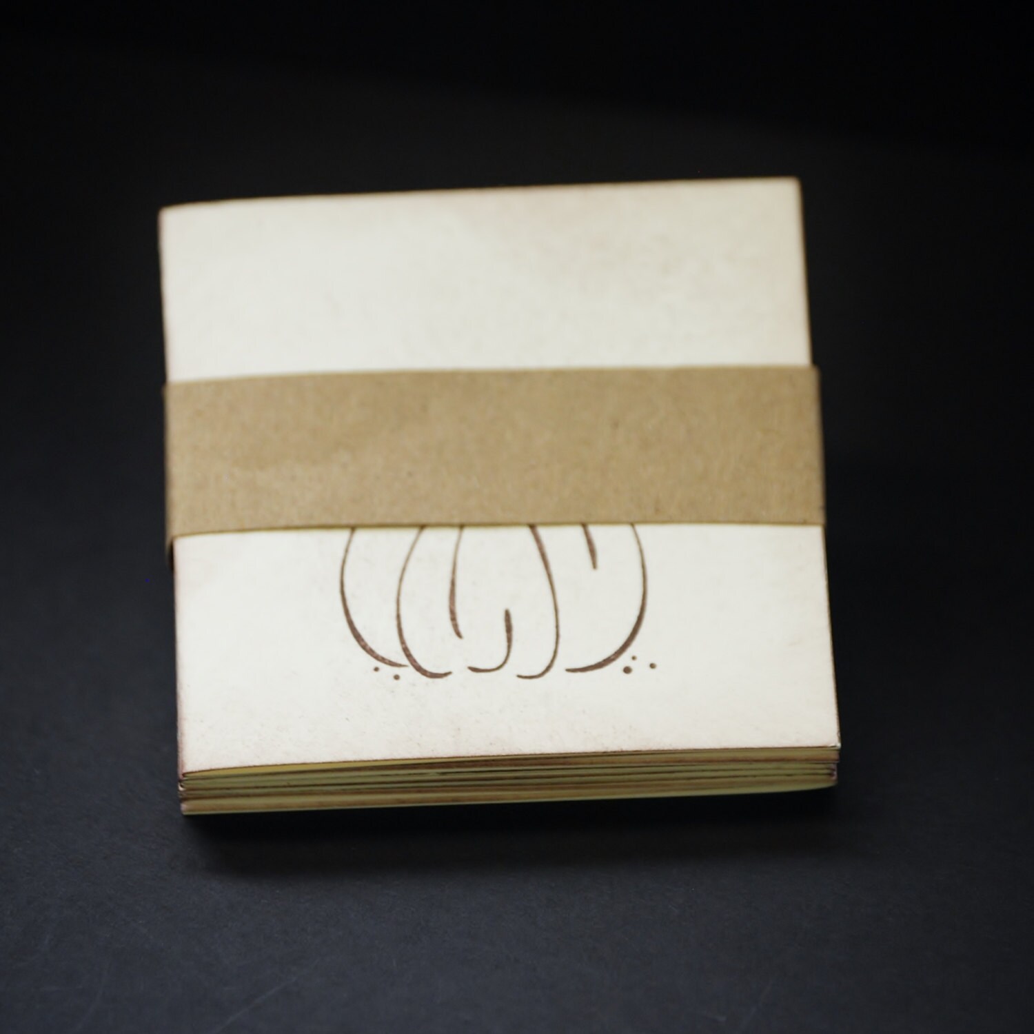 Whimsical Pumpkin, Mini Folded Notes, Set of 10 Medium Enclosure Cards ...