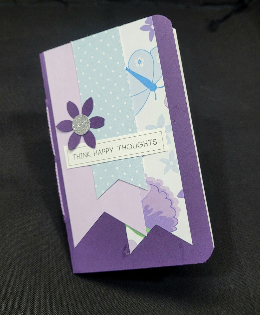 Butterfly and Flower, Small Note Pad, Scratch Pad, Mini Jotters, Mini ...