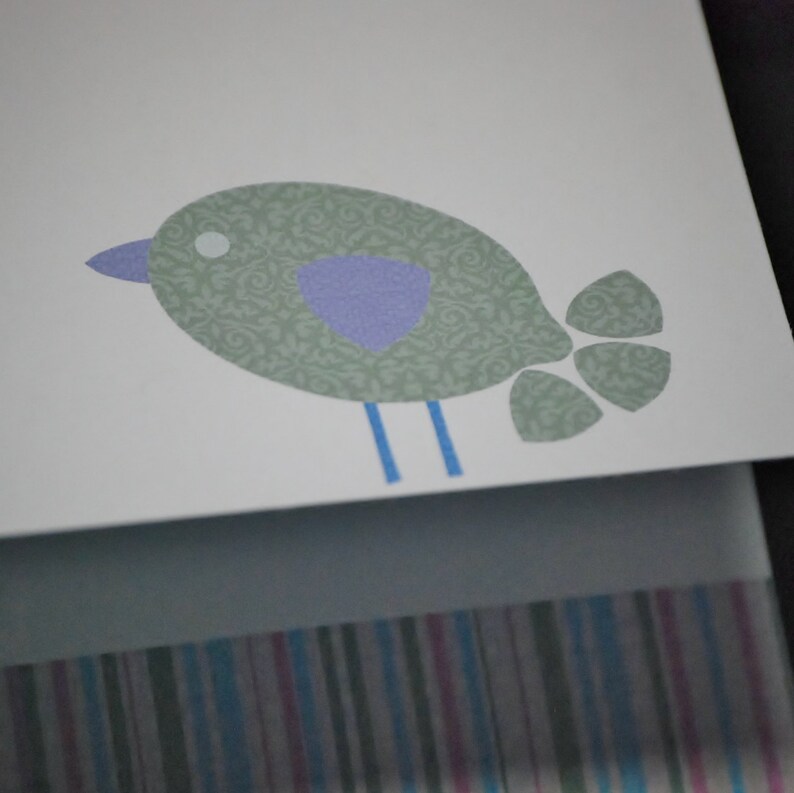 Birdie, Blank or Customized Greeting Cards, Set of 6 - Etsy