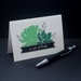 Succulents, Thank You, Folded Greeting Cards, Set of 10, Stationery Set ...