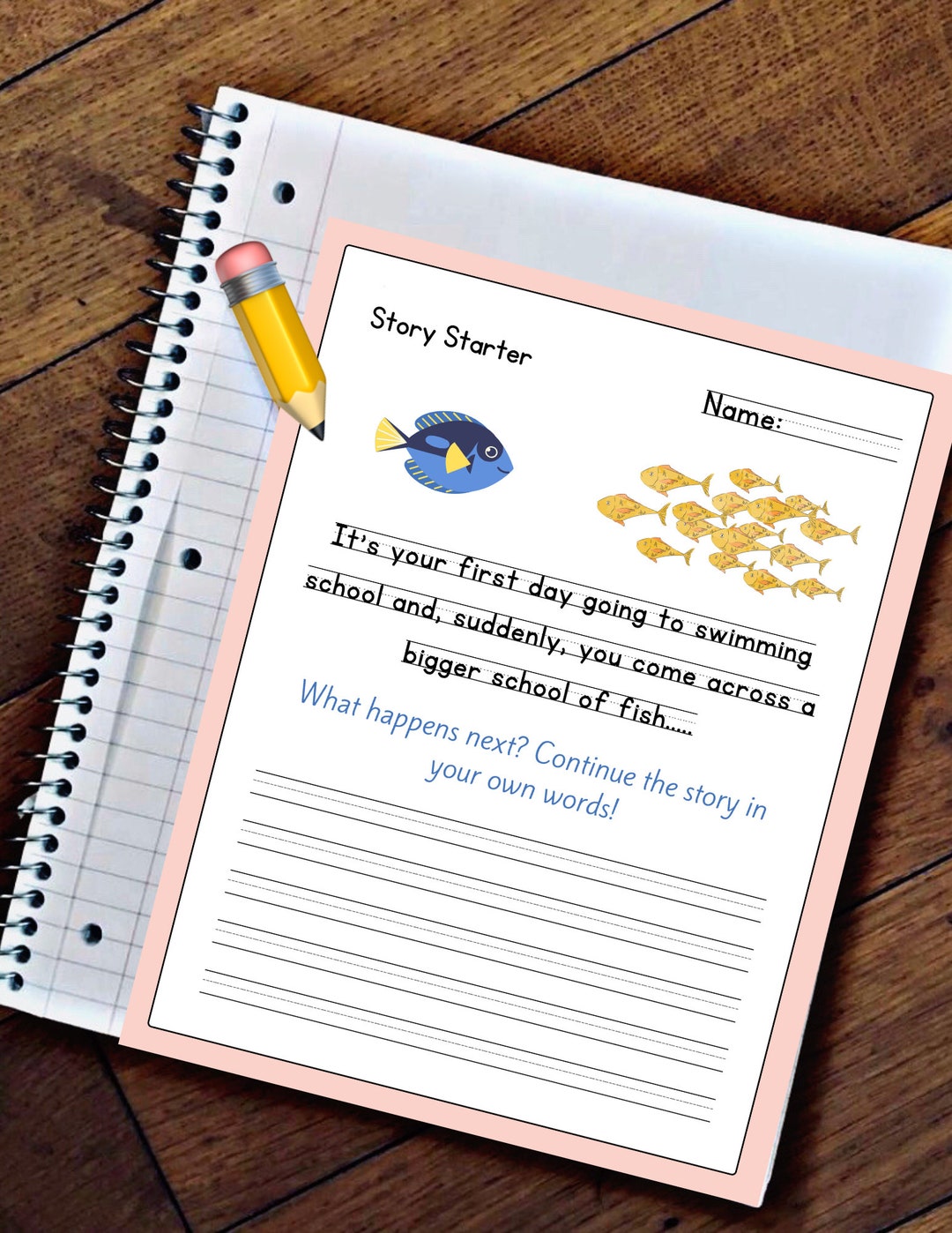Story Starter Worksheets for Young Learners to Inspire Creative Writing ...