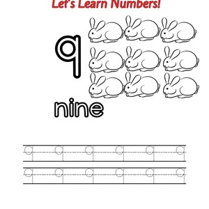 Number Tracing Worksheets for Kids to Learn About and Practice Writing ...