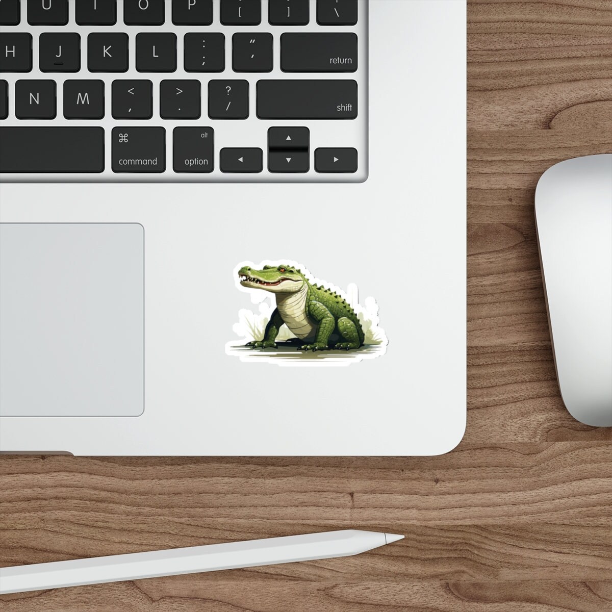 Die-cut Stickers, Alligator Sticker, Tumbler Alligator Sticker, Laptop ...