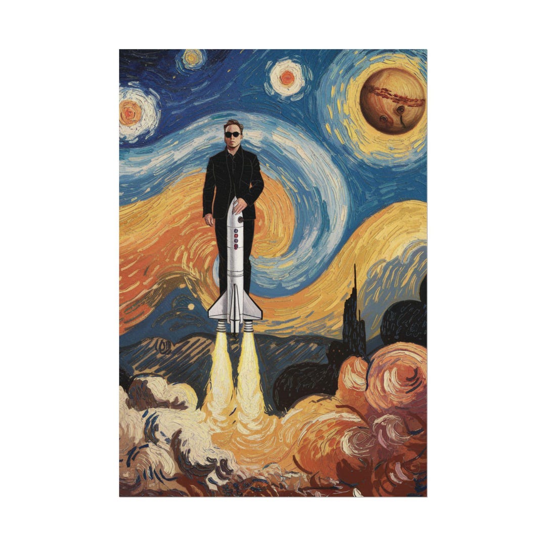 Elon Musk Poster,rocket Man Poster,elon Musk Space Ship Poster ...