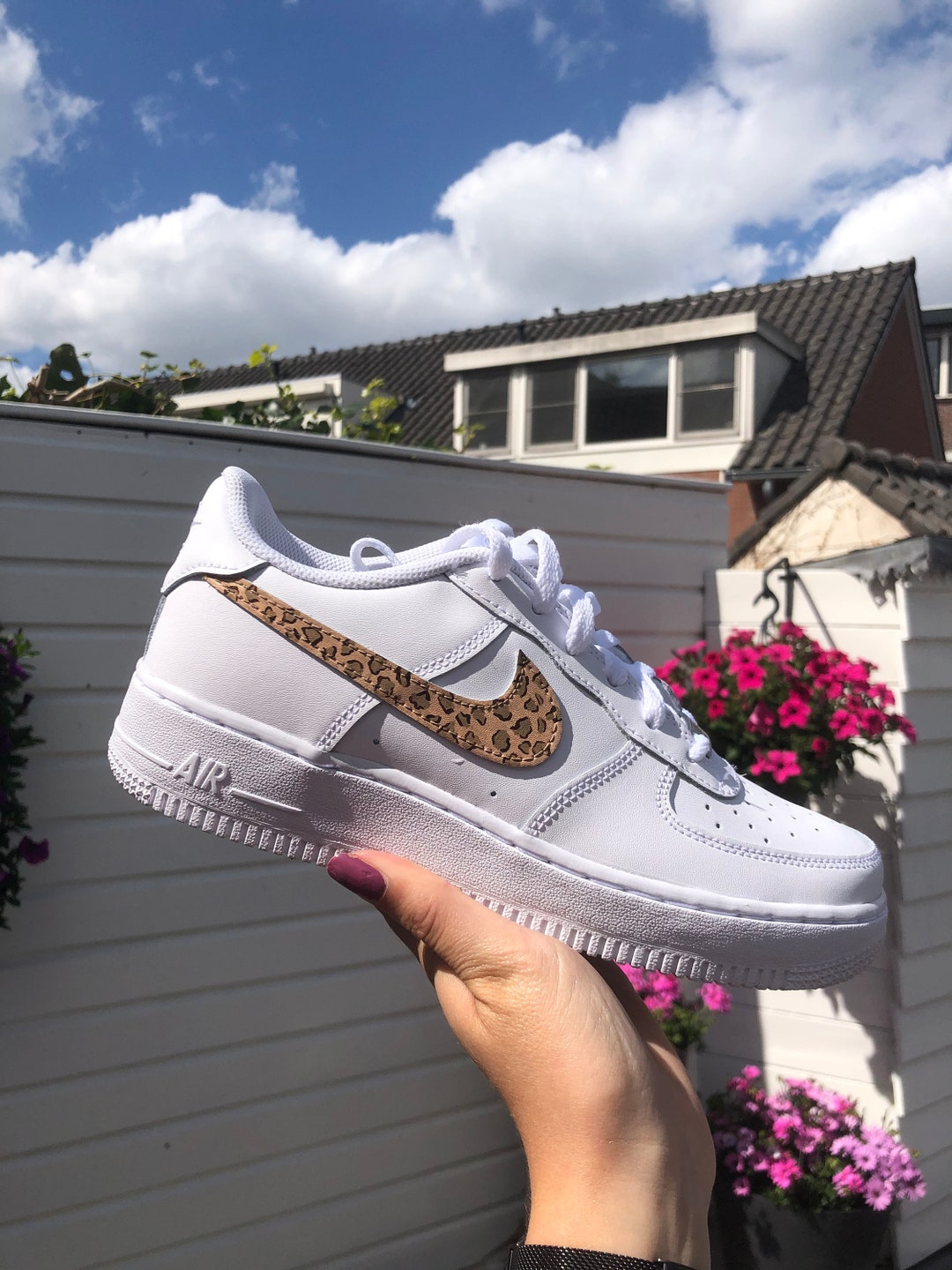 Leopard Print Nike Air Force 1 - Etsy