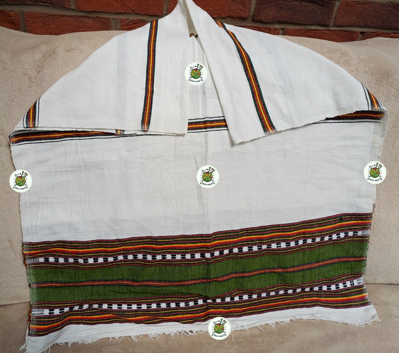 Habesha Cotton Netela/scarf(03), Hand-made Cotton Shawl, Cotton Scarf ...