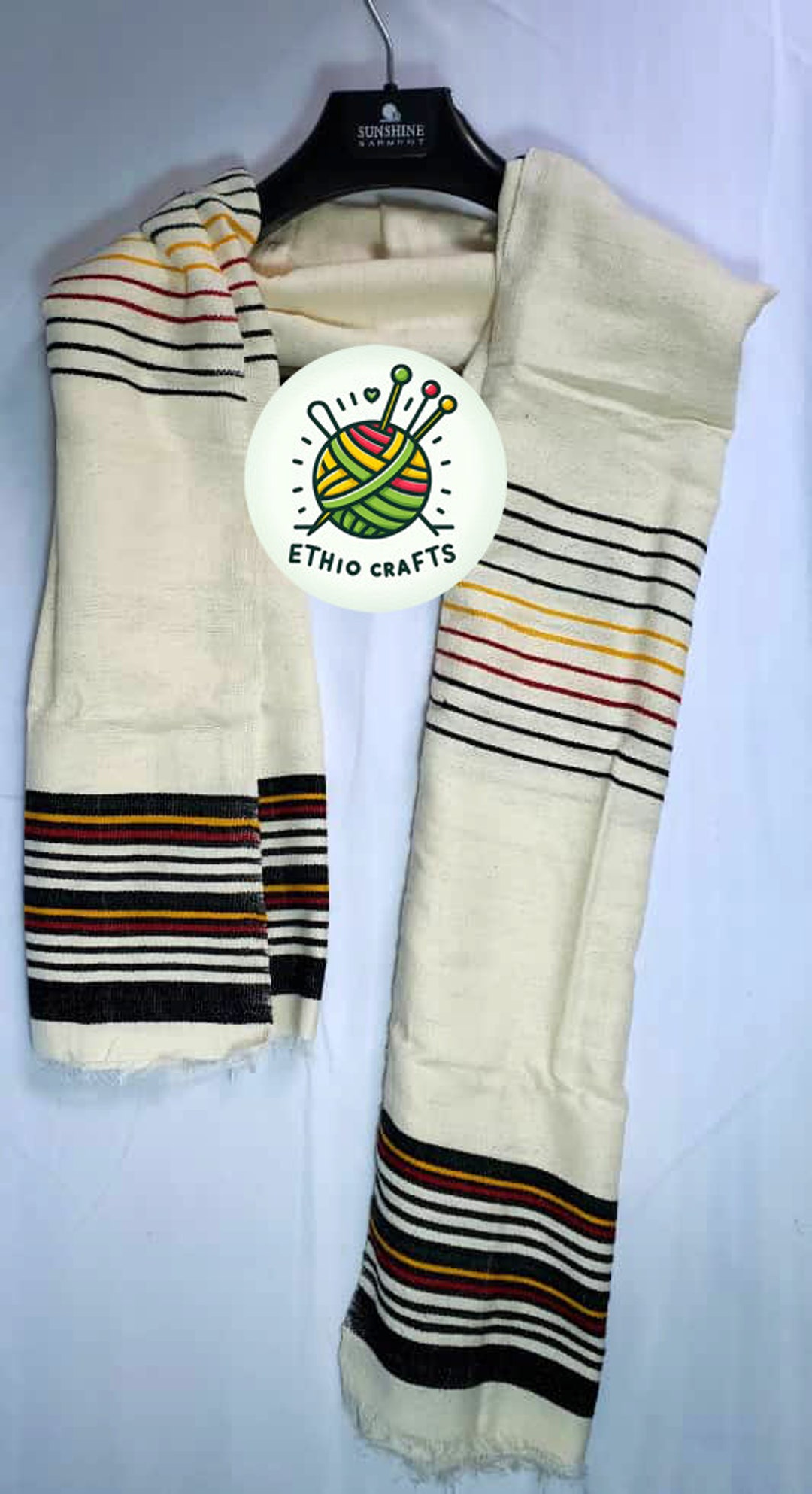 Habesha Cotton Scarf, Hand-made Cotton Shawl, Cotton Scarf - Etsy