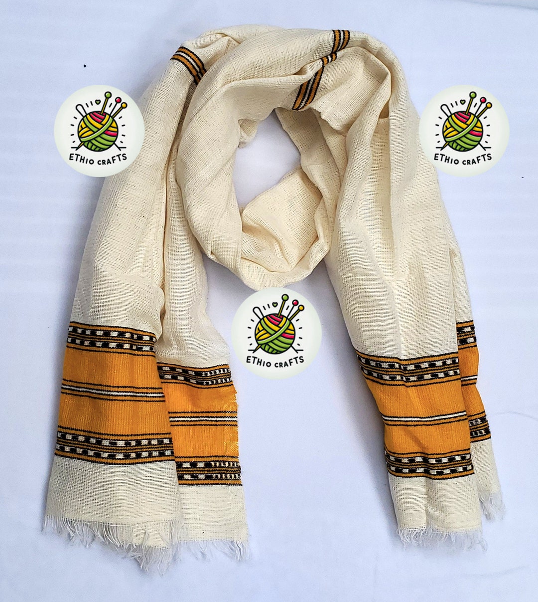Habesha Cotton Netela/scarfhmcso, Hand-made Cotton Shawl, Cotton Scarf ...