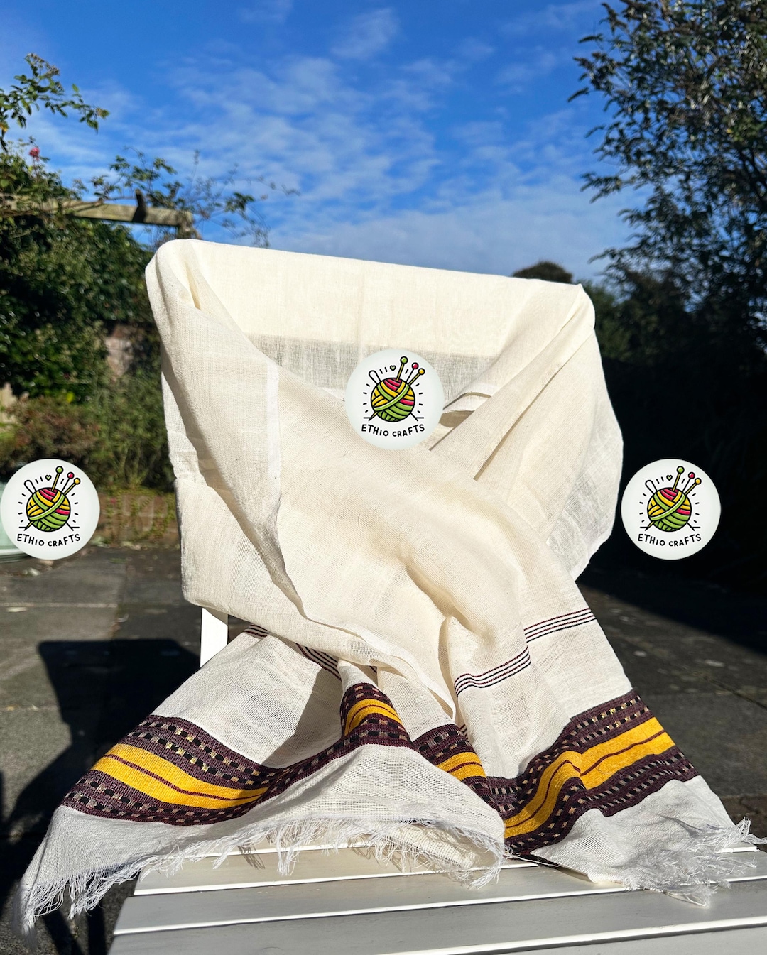 Habesha Cotton Netela/scarf(hmcsb), Hand-made Cotton Shawl, Cotton ...