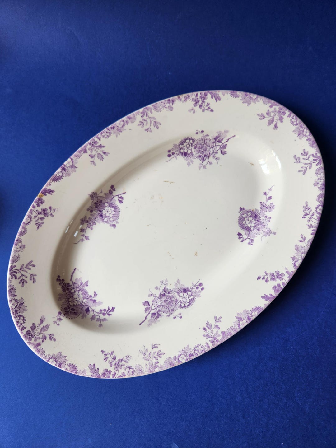 Antique Longwy Serving Dish, Hanoi Model - Etsy