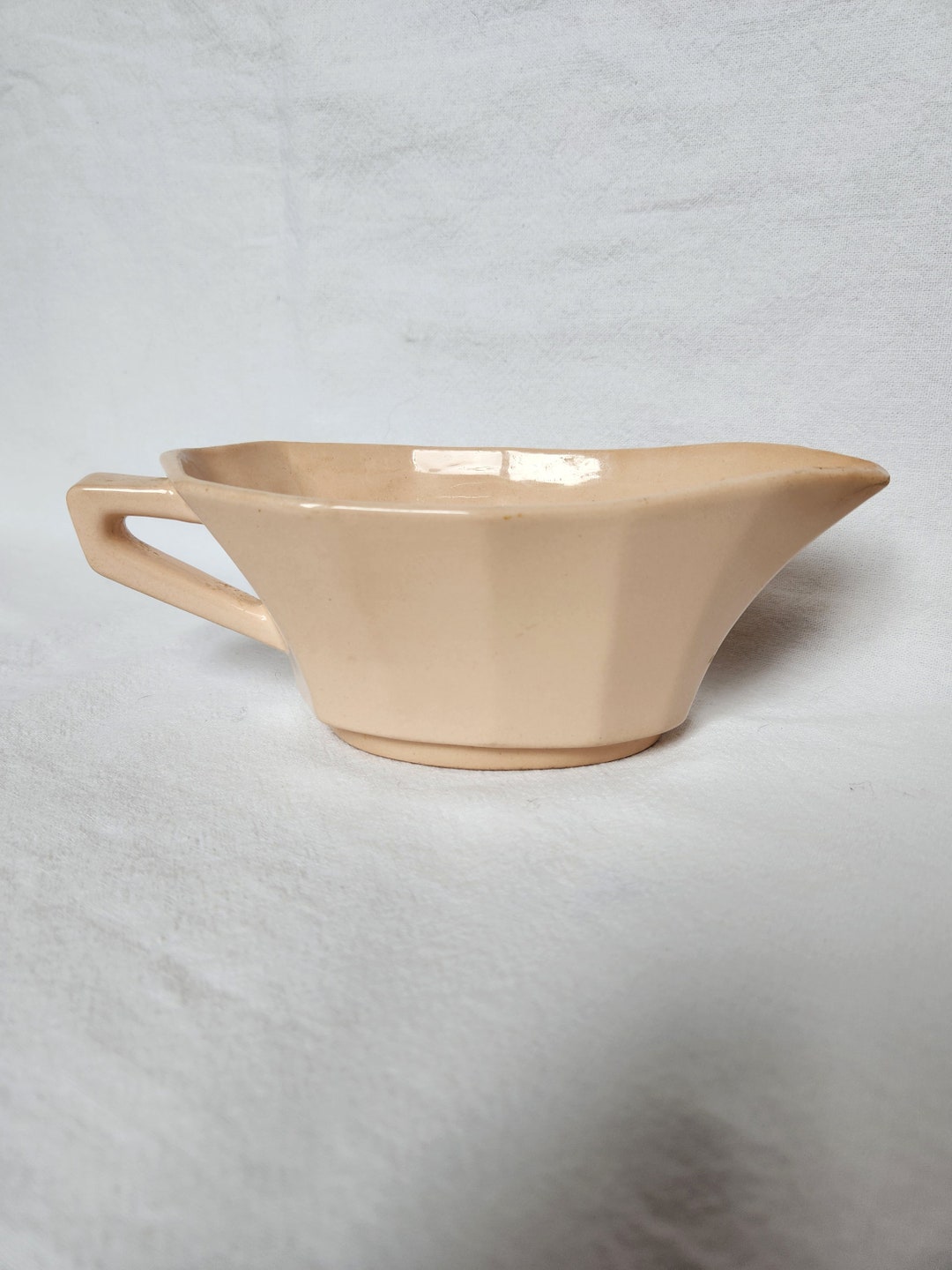 Pink Gravy Boat From the French Manufacturer Digoin Sarreguemines ...