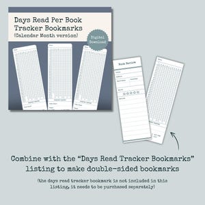 Printable Book Review Bookmark | Book Rating | Book Reading Tracker ...