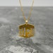 Kaaba Necklace Silver Islamic Jewelry Muslim Pendant Gift for Women Eid ...