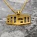 Kaaba Necklace Silver Islamic Jewelry Muslim Pendant Gift for Women Eid ...