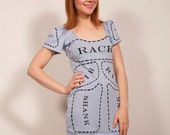 Items similar to Light Blue Cuts of Meat dress MADE TO ORDER on Etsy