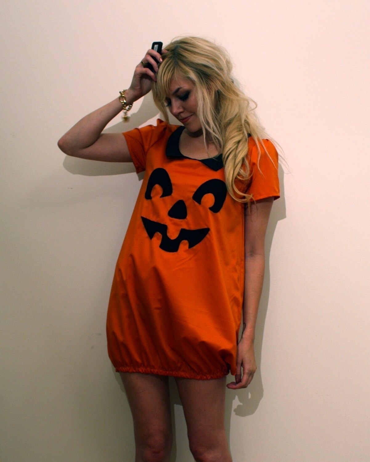 Jack O Lantern Pumpkin Halloween Costume Handmade Dress MADE - Etsy