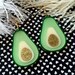 Avocado Earrings, Laser Cut Acrylic, Plastic Jewelry - Etsy