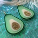 Avocado Earrings, Laser Cut Acrylic, Plastic Jewelry - Etsy