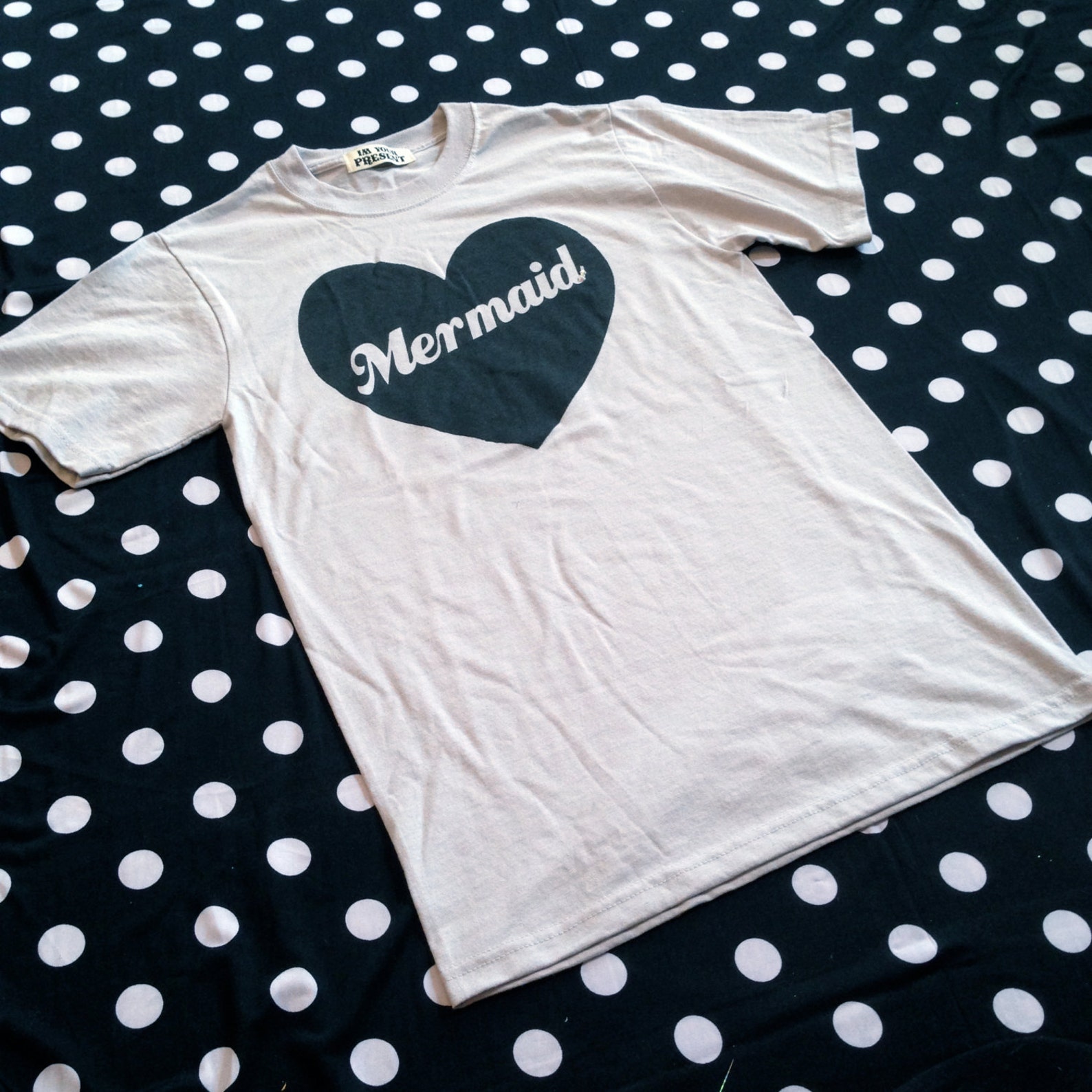 Oversized MERMAID Shirt in Pink or Gray Size S M or L - Etsy