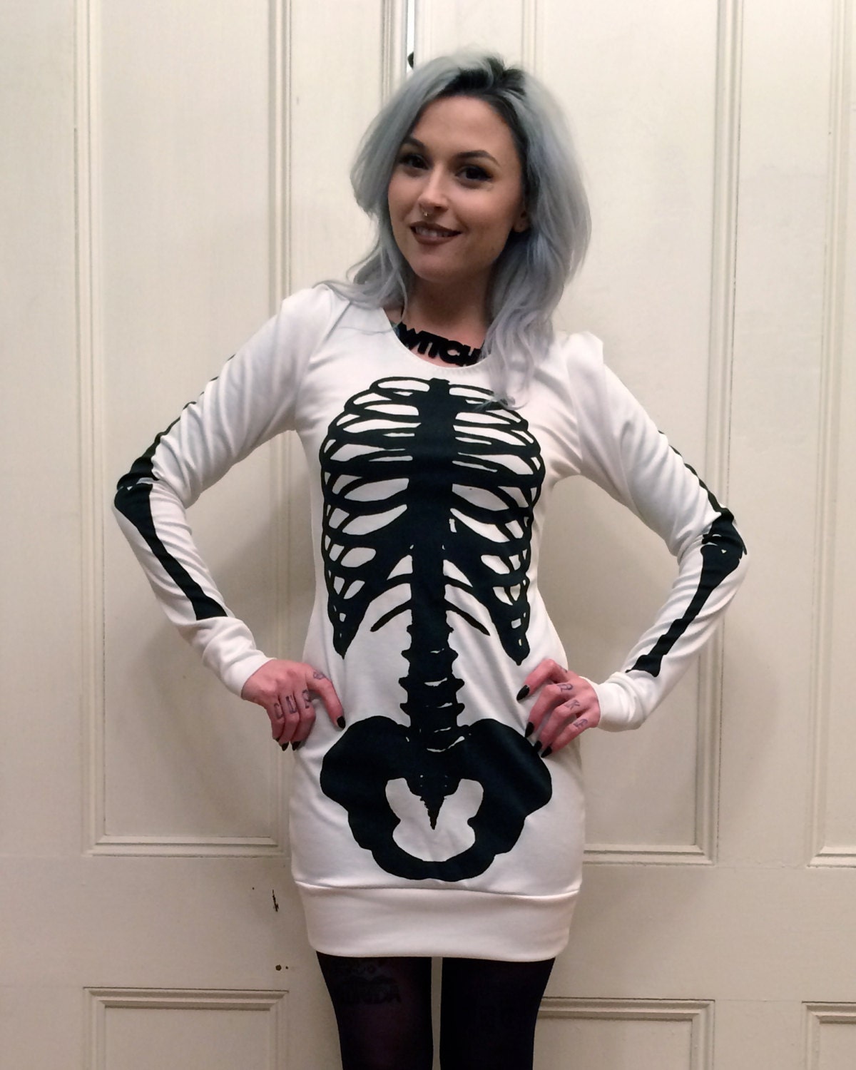 Diy Skeleton Costume Dress