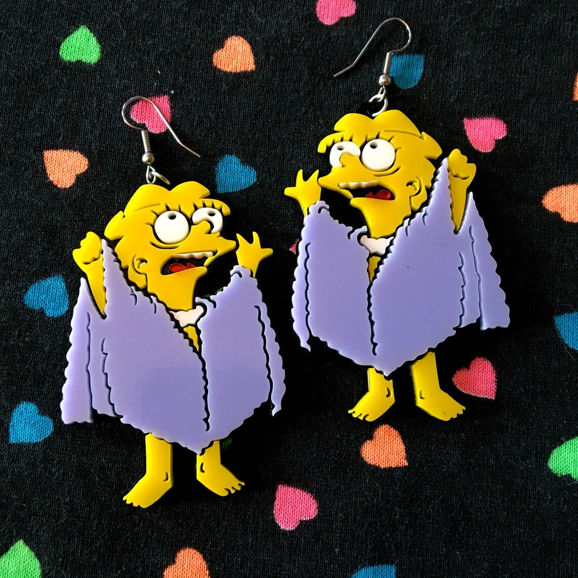 Lisa Lizard Queen Earrings Laser Cut Acrylic Plastic Jewelry | Etsy