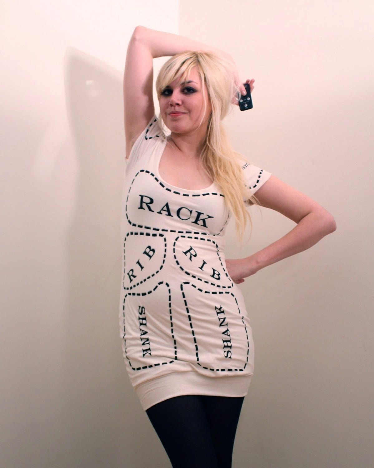 Creme Cuts of Meat Screen Printed Butcher Dress MADE TO ORDER | Etsy