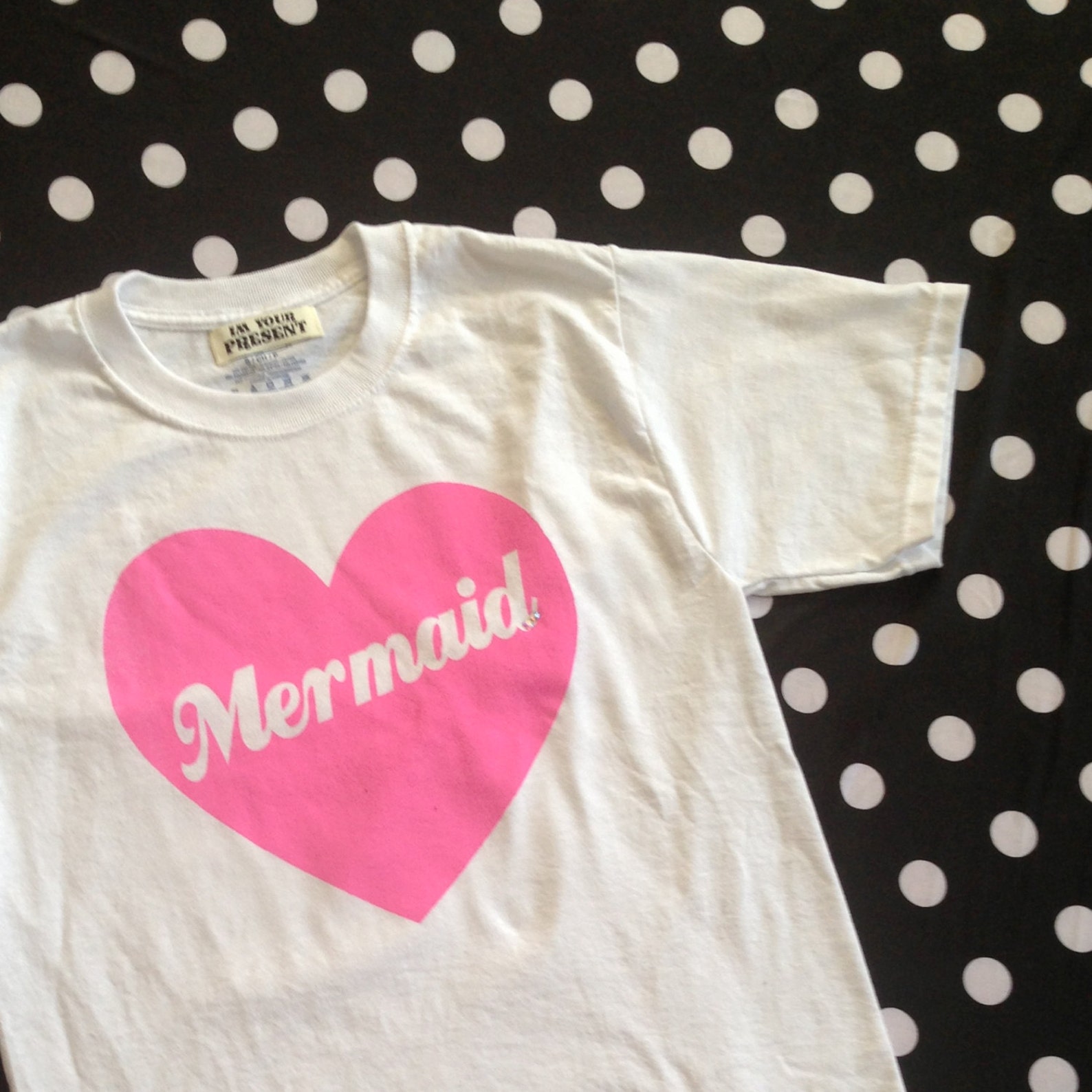 Oversized MERMAID Shirt in White or SKY BLUE Size S M or L - Etsy