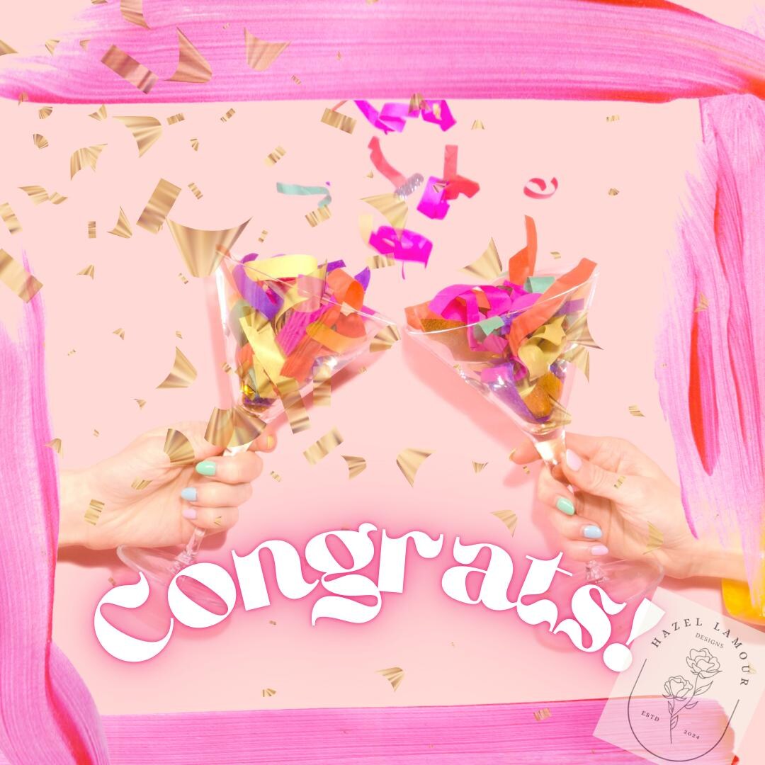 Congrats Banner - Etsy