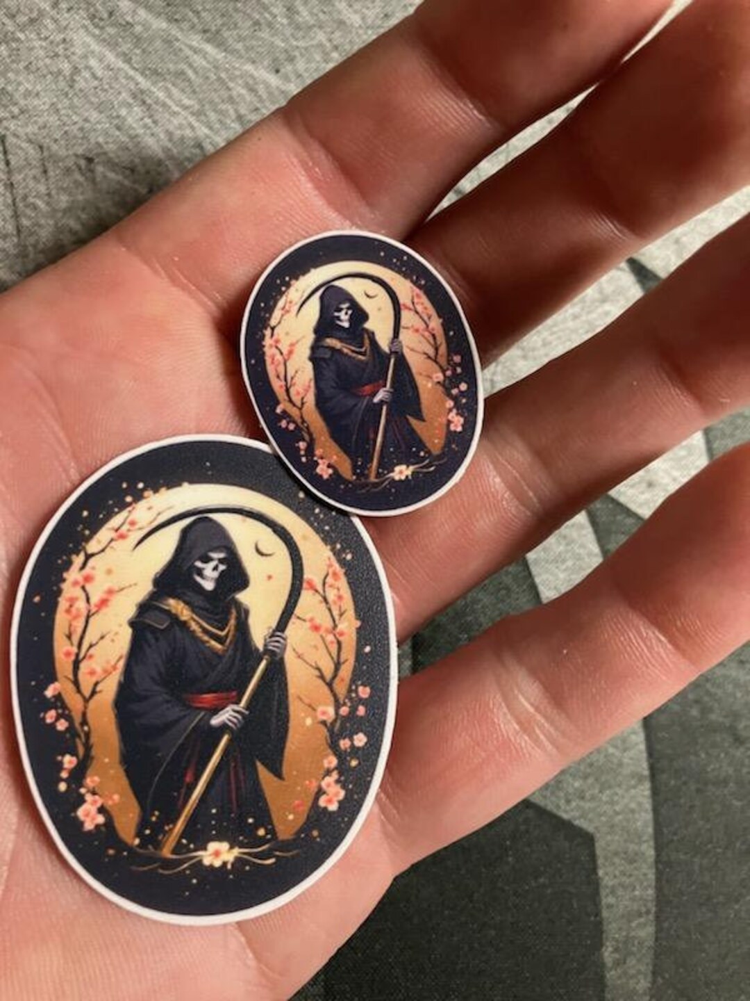 Reaper Vinyl Sticker Japanese Art Style Waterproof and UV Resistant - Etsy