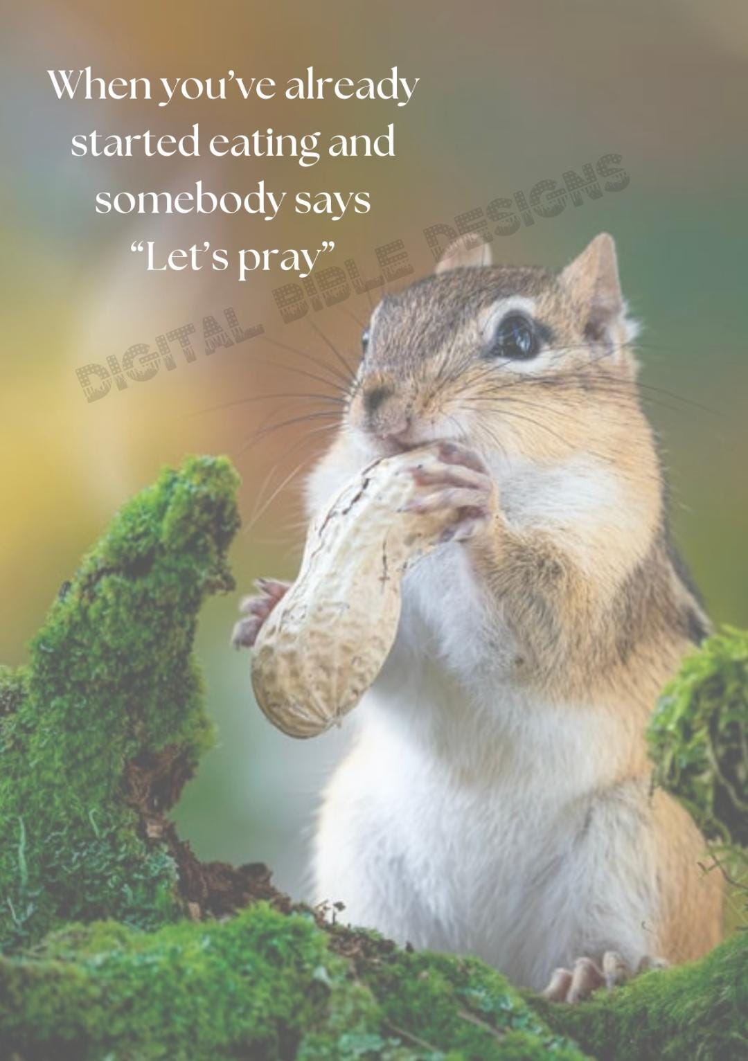 Digital Bible Art - Download and Print Squirrel Eating Digital Design ...