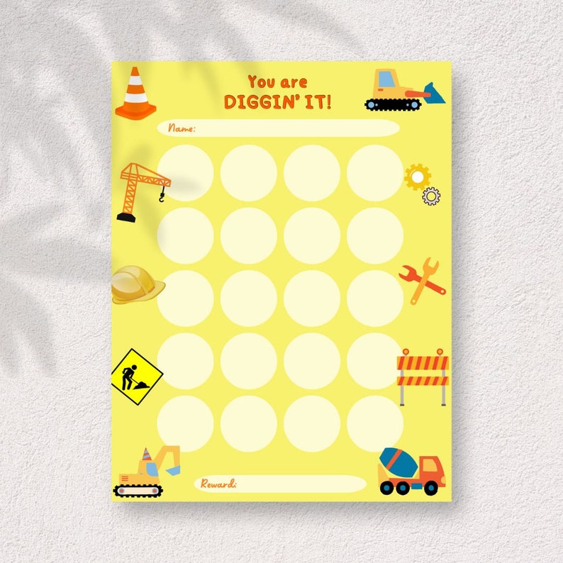 Tableau des récompenses pour enfants à imprimer, thème garçon de la ...