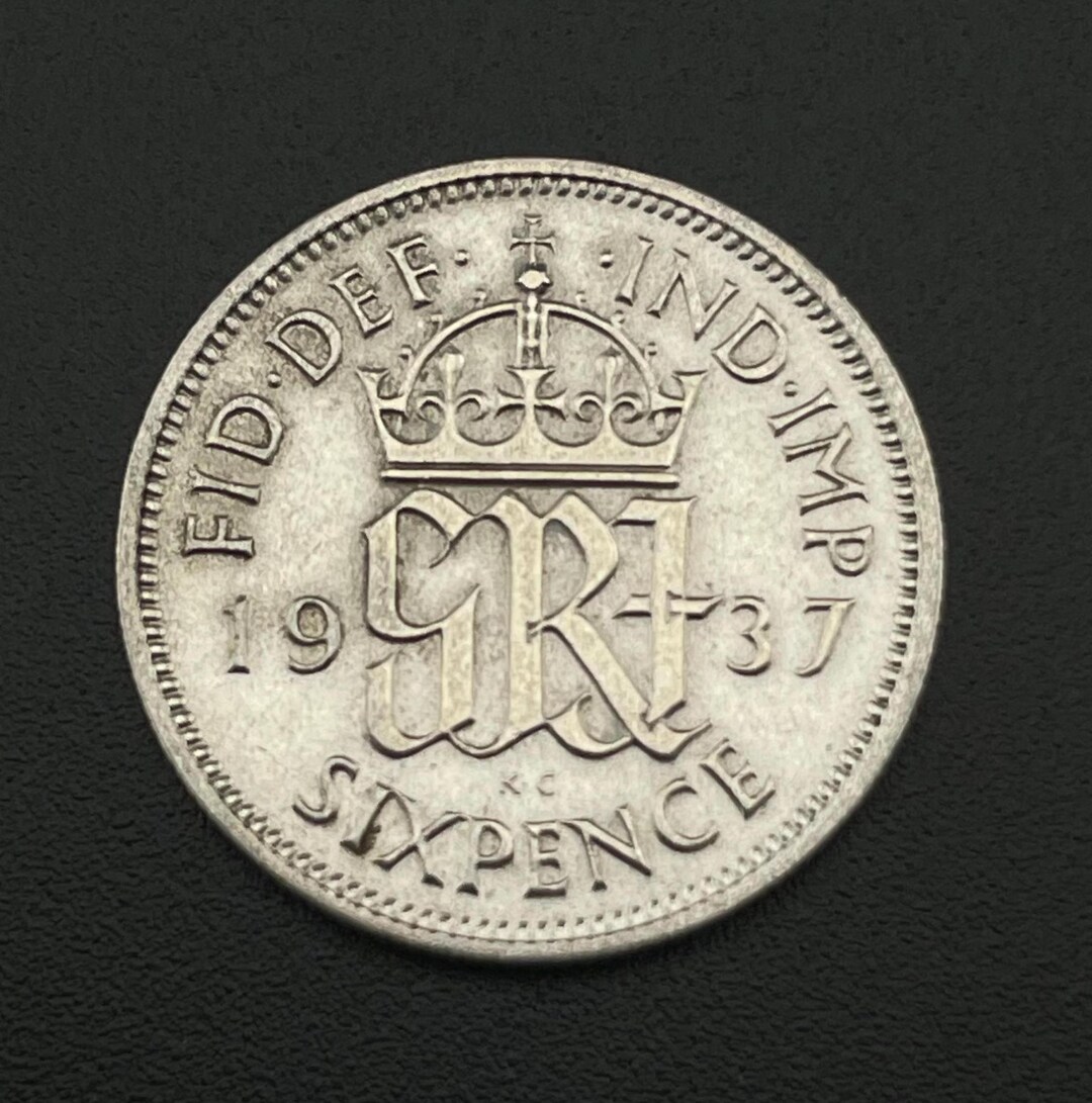 United Kingdom 6 Pence, 1937 - Etsy