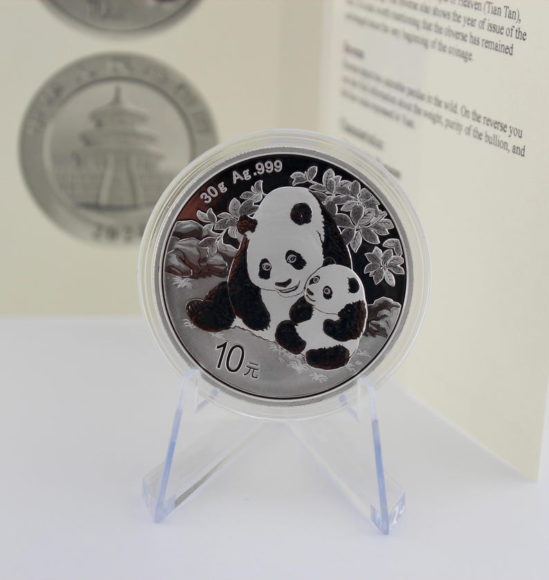 Silver Coin of China. Panda. Silver 999 - Etsy
