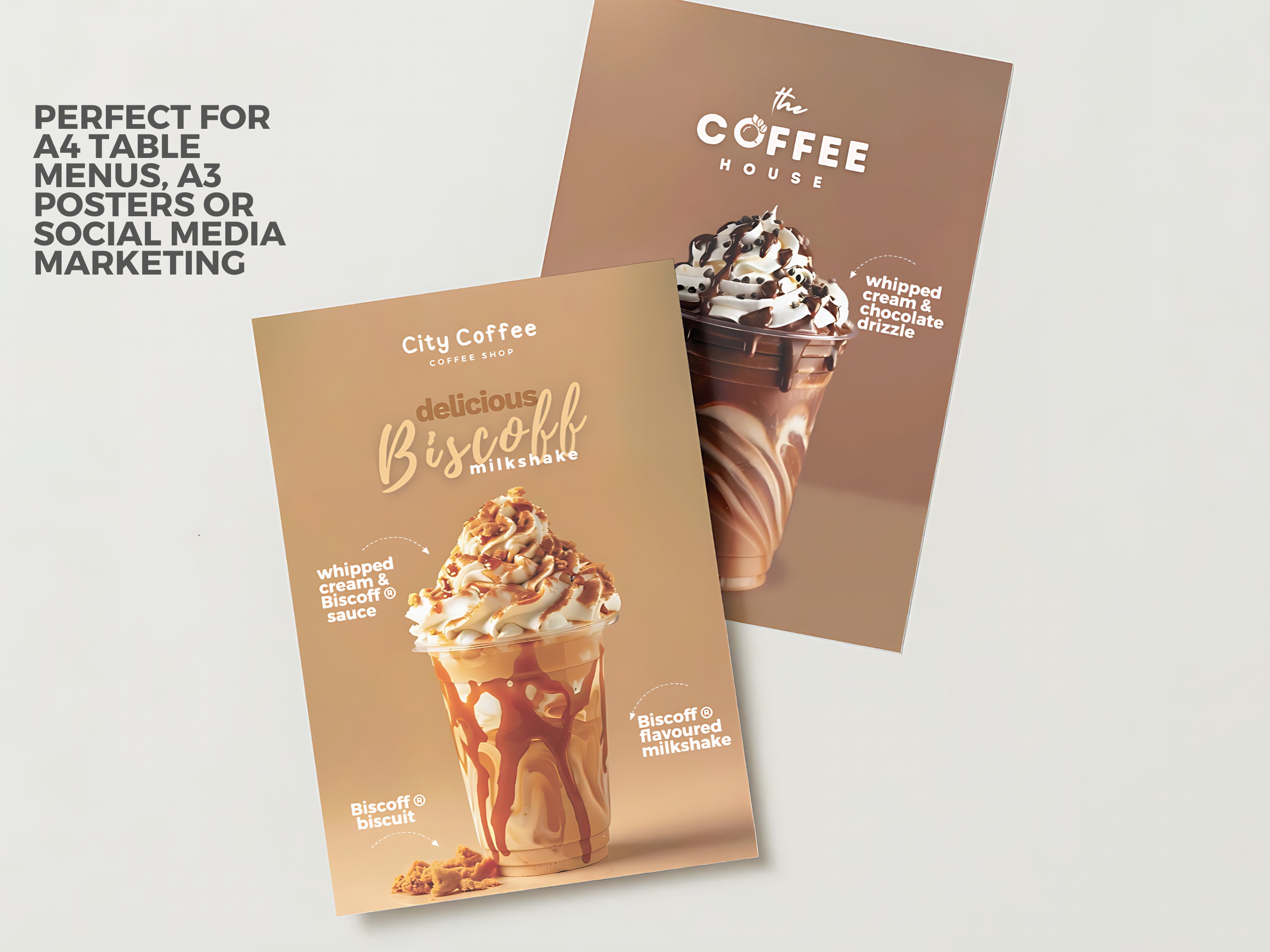 Customizable High-quality Coffee Shop Digital Marketing Posters ...