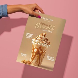 Customizable High-quality Coffee Shop Digital Marketing Posters ...
