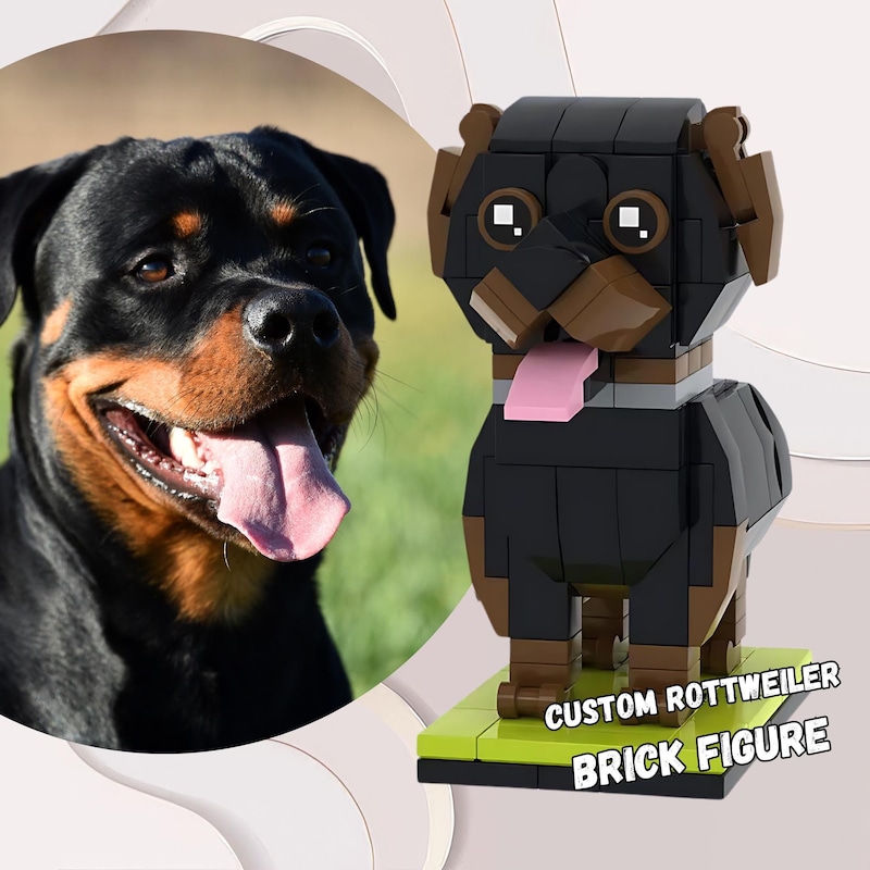 Rottweiler Legos - Etsy