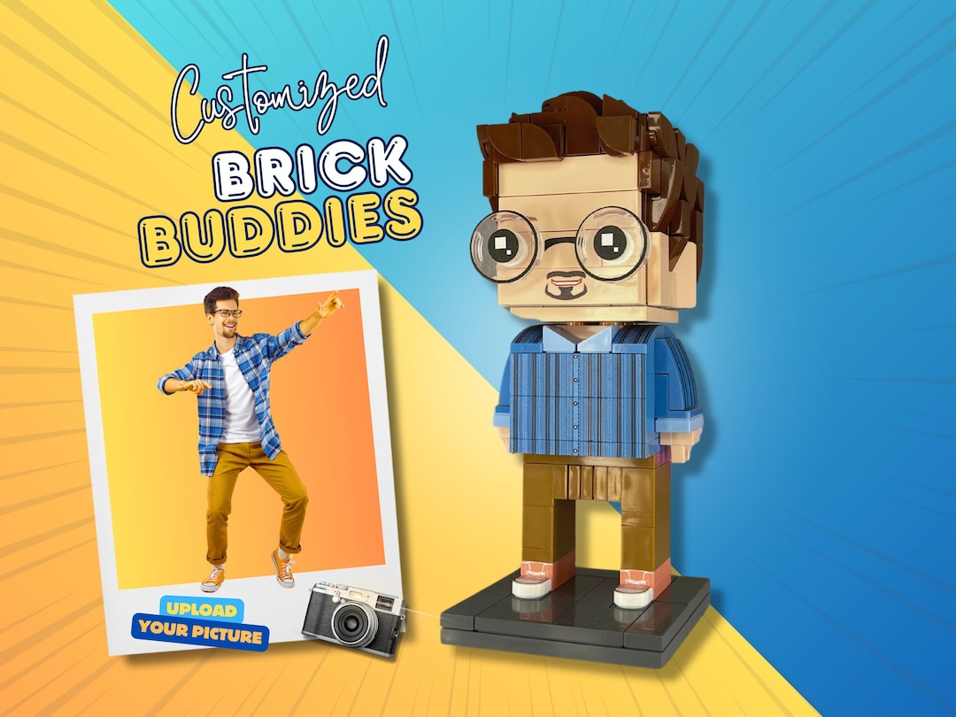 Custom Brick Figure Personalized Minifigure Unique Gift for Friends ...