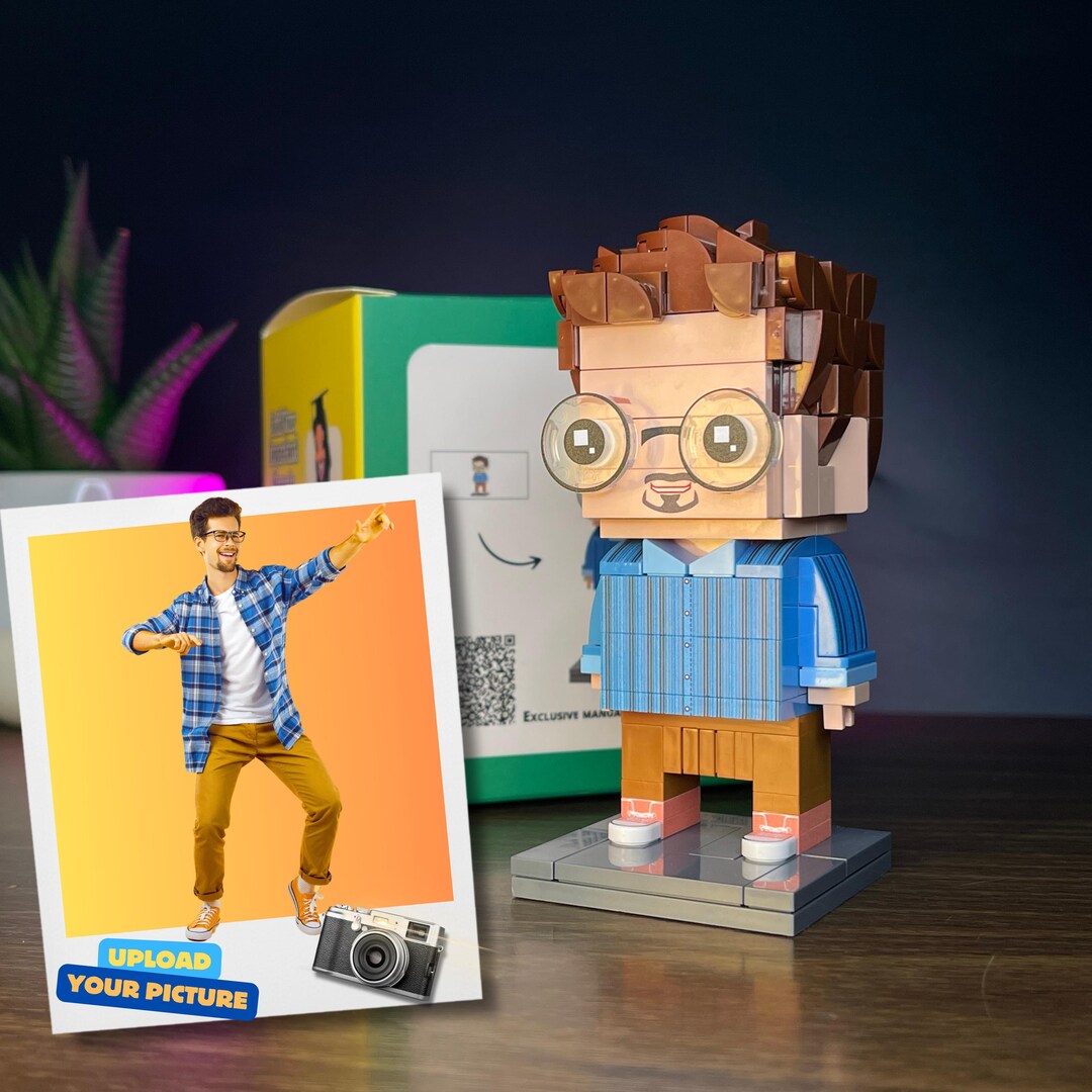 Personalized Brick Buddies Gift Custom Brick Figure Photo Present ...