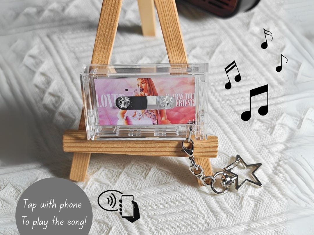 Personalized NFC Cassette Tape Keychain: Retro Music Gift CD - Etsy