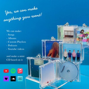 Custom Mini CD Album Keychain With NFC – Play Your Favorite Music ...