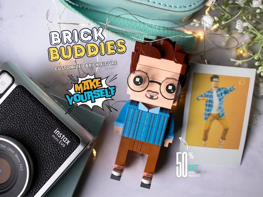 Personalized Brick Buddies Gift, Replicate Yourself in Brick Form, Custom Brick Figure From ...