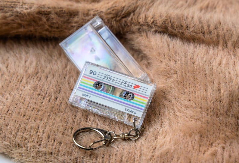 Personalized NFC Cassette Keychain: Y2K Retro Music Gift CD - Etsy
