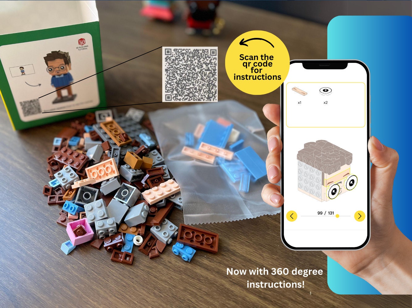 Personalized Brick Buddies Gift Custom Brick Figure Photo Present ...